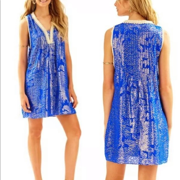 Lilly Pulitzer | Dresses | Lilly Pulitzer Tanner Silk Mini Dress | Poshmark